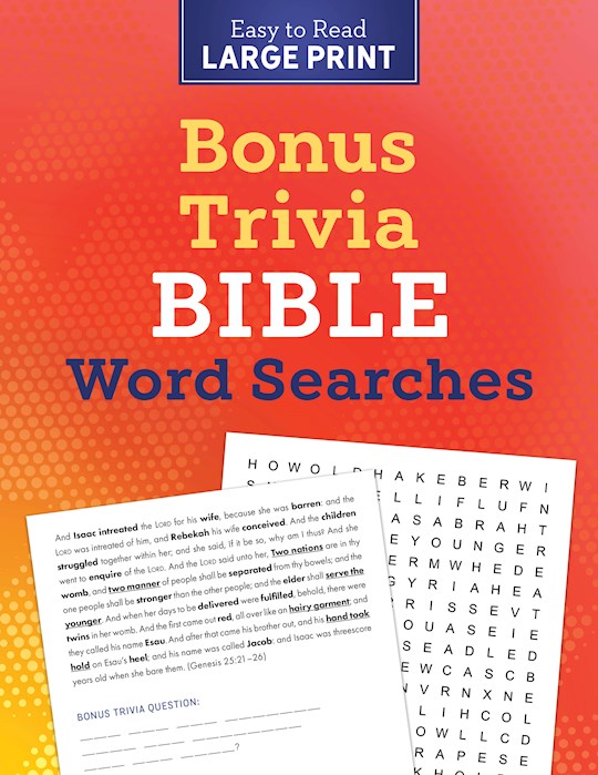 Bonus Trivia Bible Word Searches Large Print – Scripture Truth