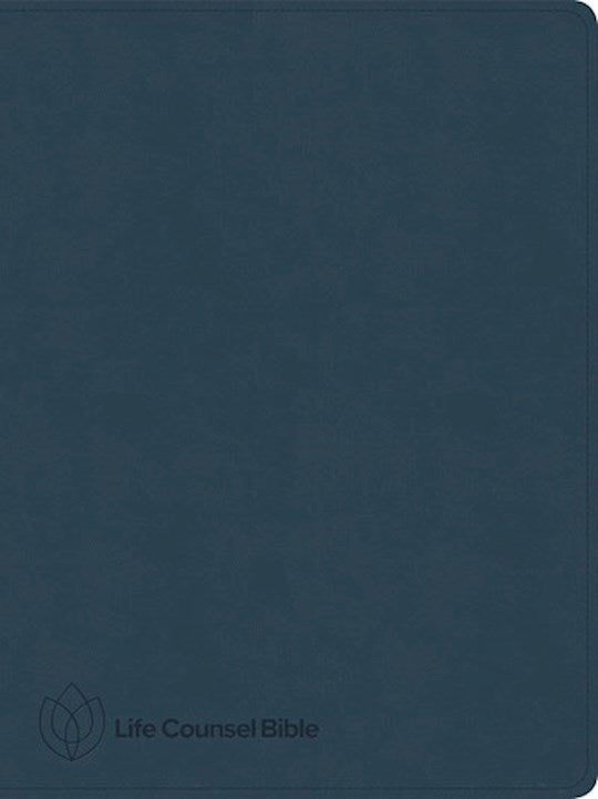 CSB Life Counsel Bible-Slate Blue LeatherTouch – Scripture Truth