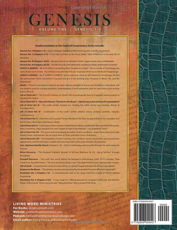 Katherine Caldwell-Genesis 1 - 3 – Scripture Truth