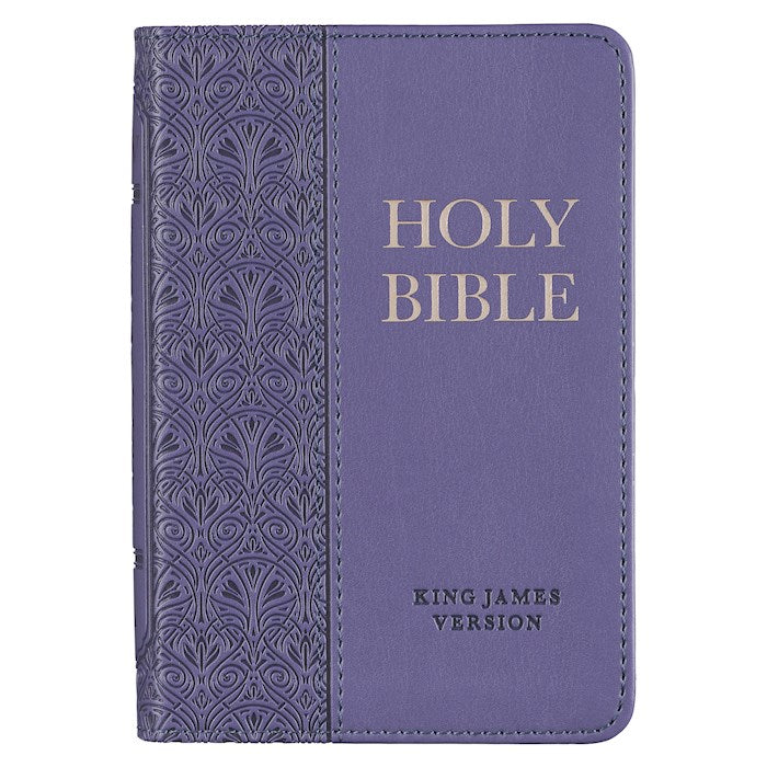 KJV Mini Pocket Bible Purple Leathersoft – Scripture Truth