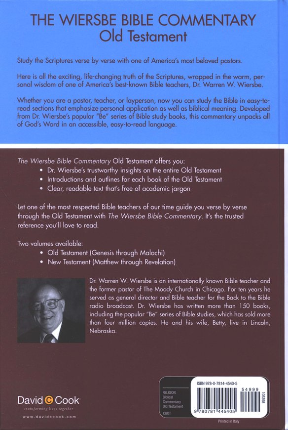 The Wiersbe Bible Commentary Complete Set – Scripture Truth